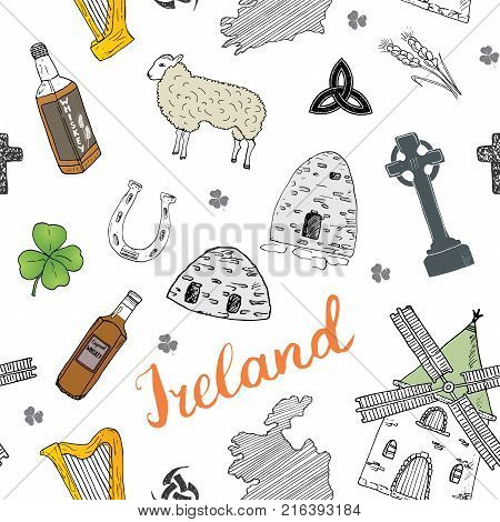 Ireland Sketch Vector & Photo (Free Trial) | Bigstock