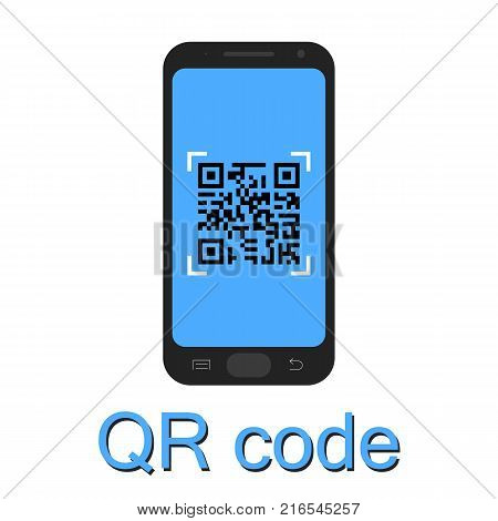 QR Code Mobile Phone Vector & Photo (Free Trial) | Bigstock