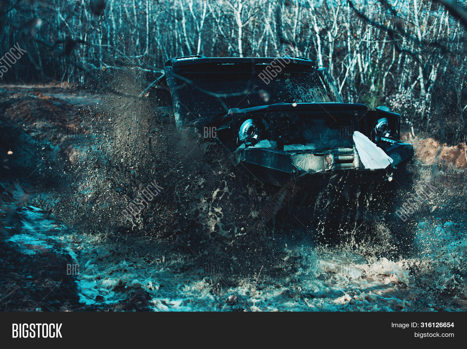 Scene Mud Splash Off- Image & Photo (Free Trial) | Bigstock