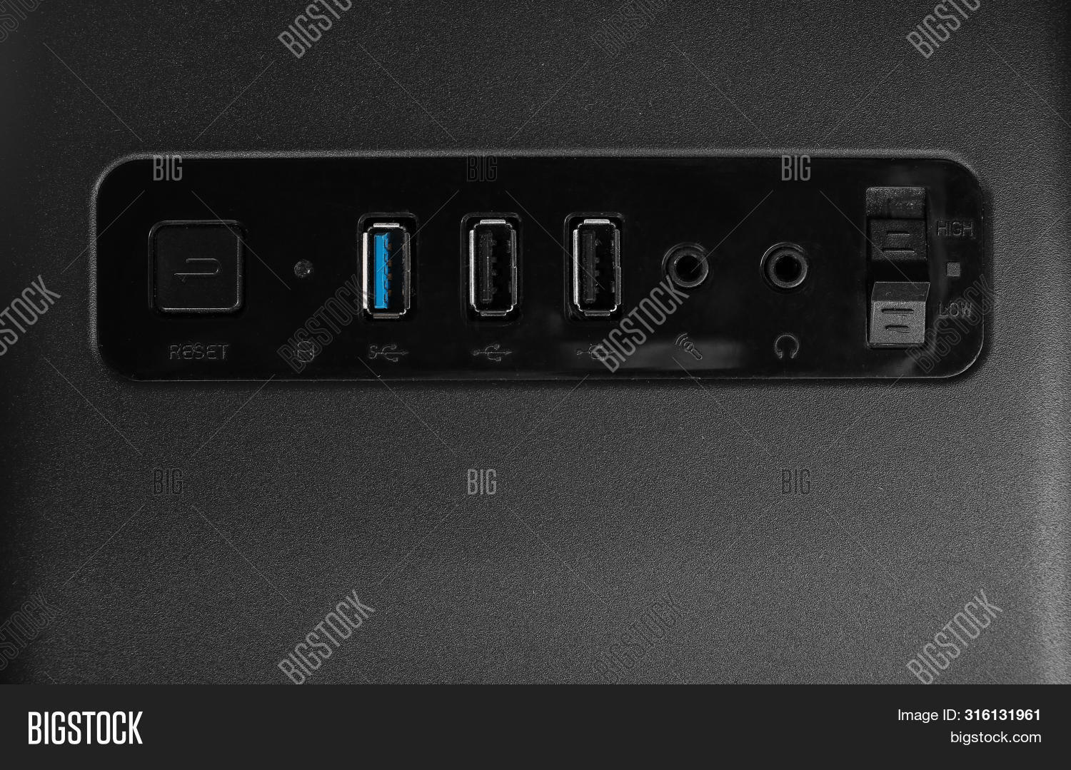 Power Button Usb Port Image & Photo (Free Trial) | Bigstock