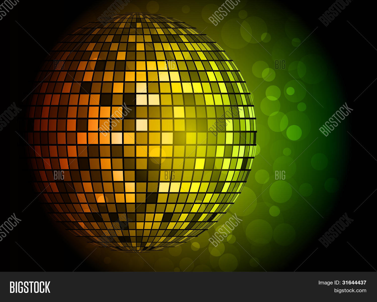 Disco Ball. Vector Vector & Photo (Free Trial) | Bigstock