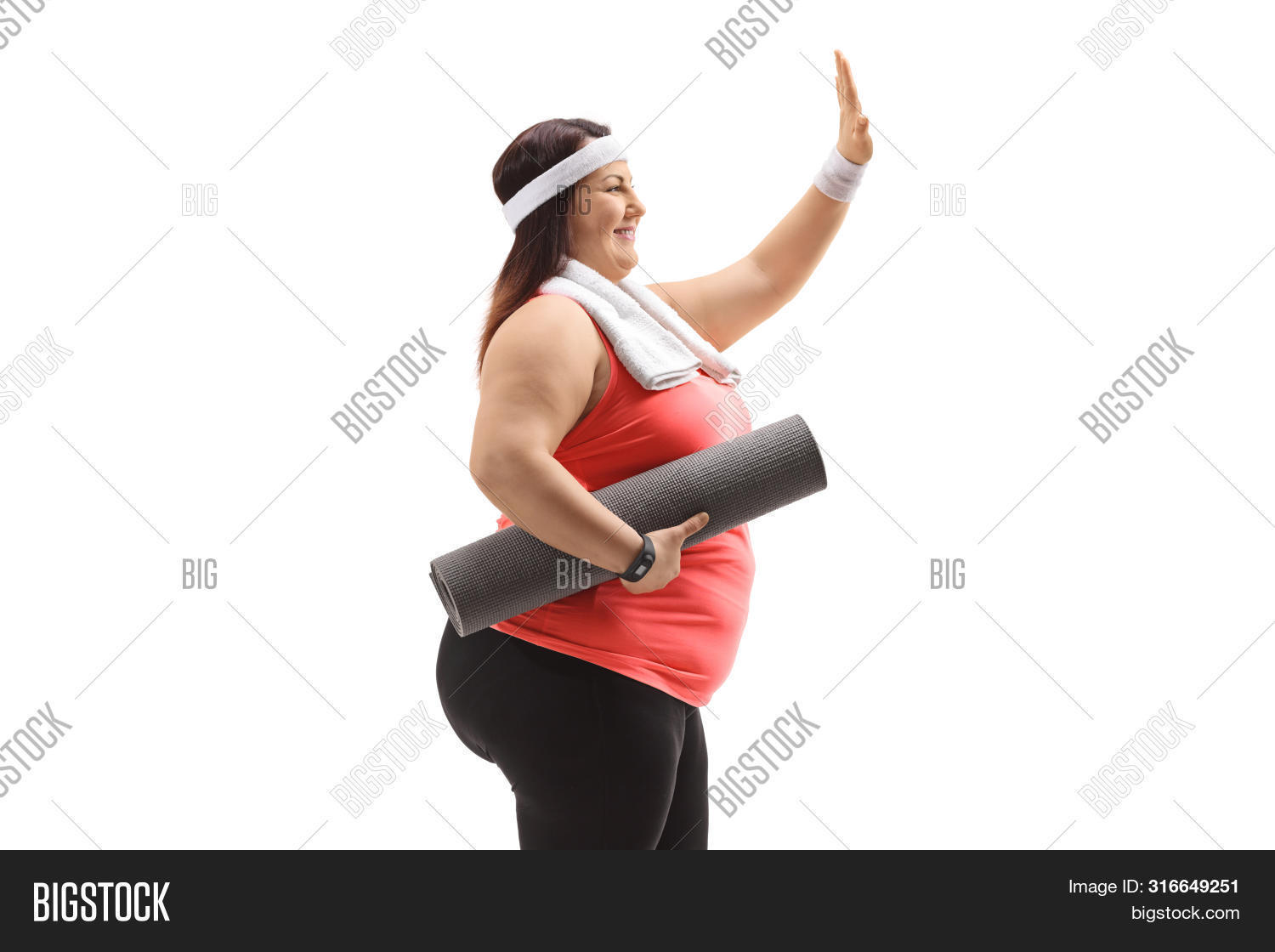 Profile Shot Corpulent Image & Photo (Free Trial) | Bigstock