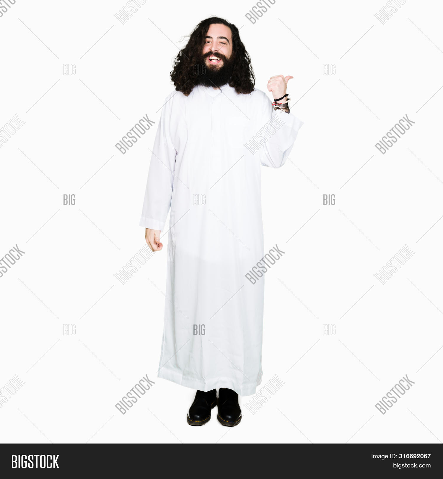 Man Wearing Jesus Image & Photo (Free Trial) | Bigstock