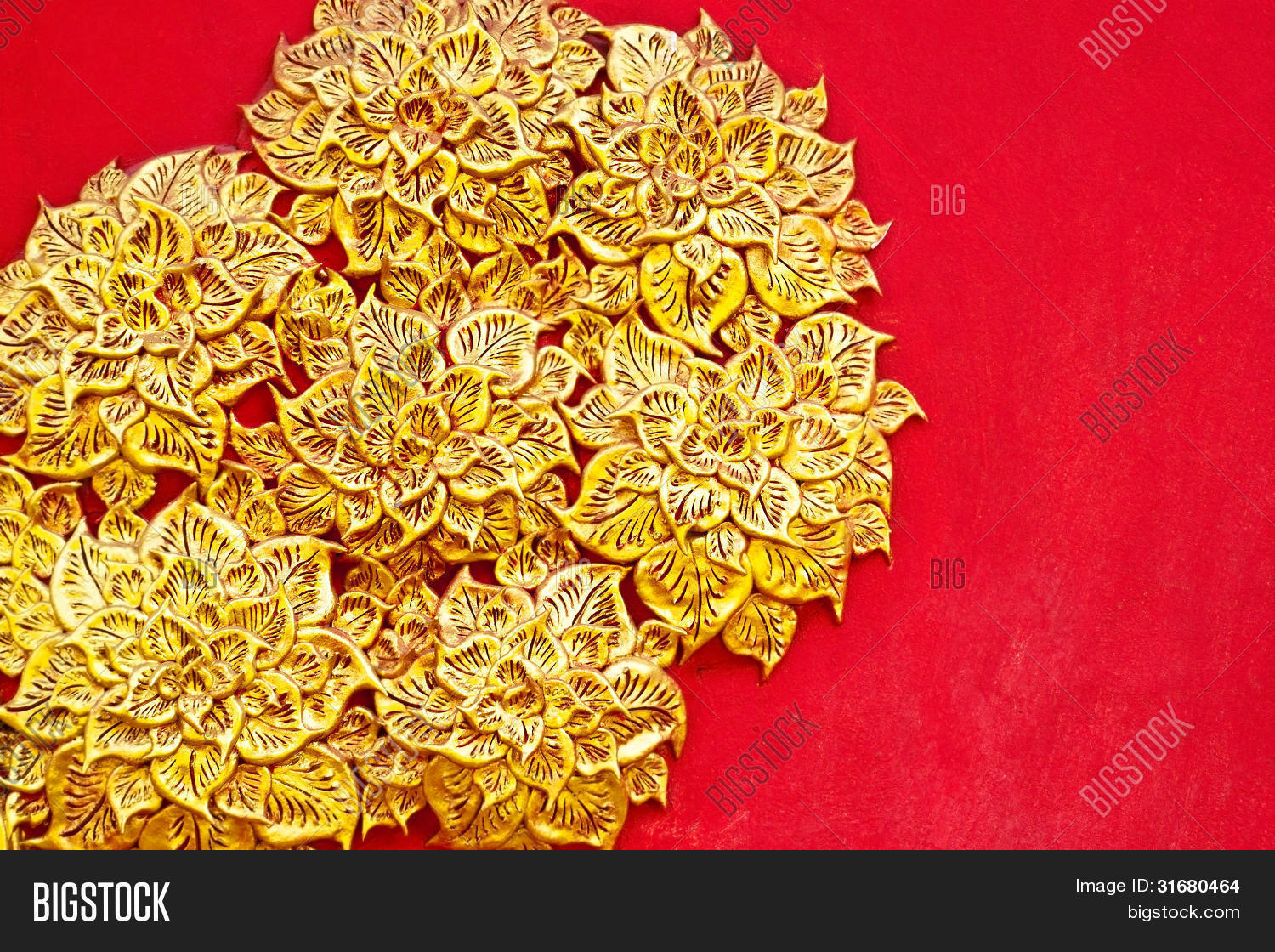 Gold Stucco Design Image & Photo (Free Trial) | Bigstock