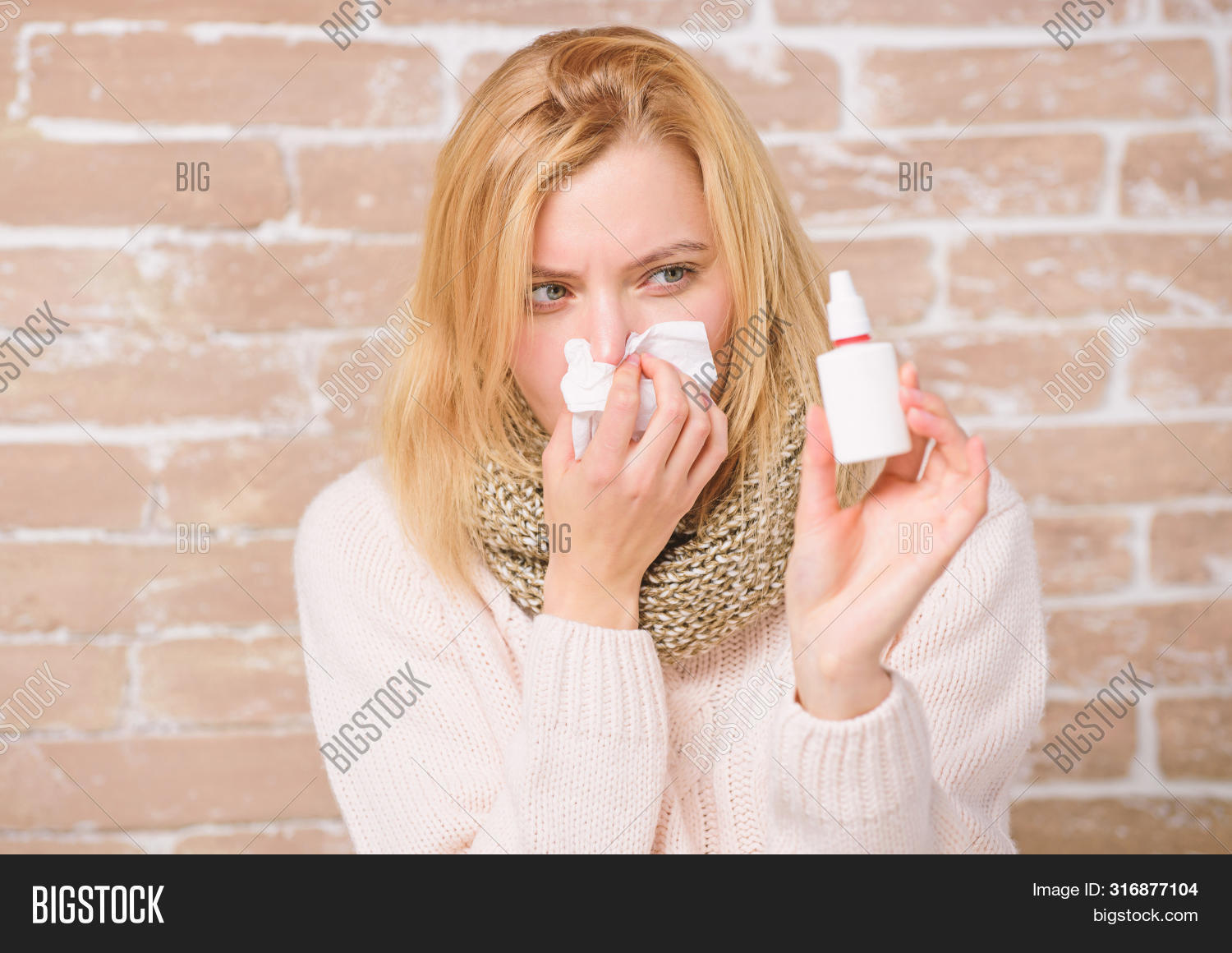 Feeling Stuffy. Sick Image & Photo (Free Trial) | Bigstock