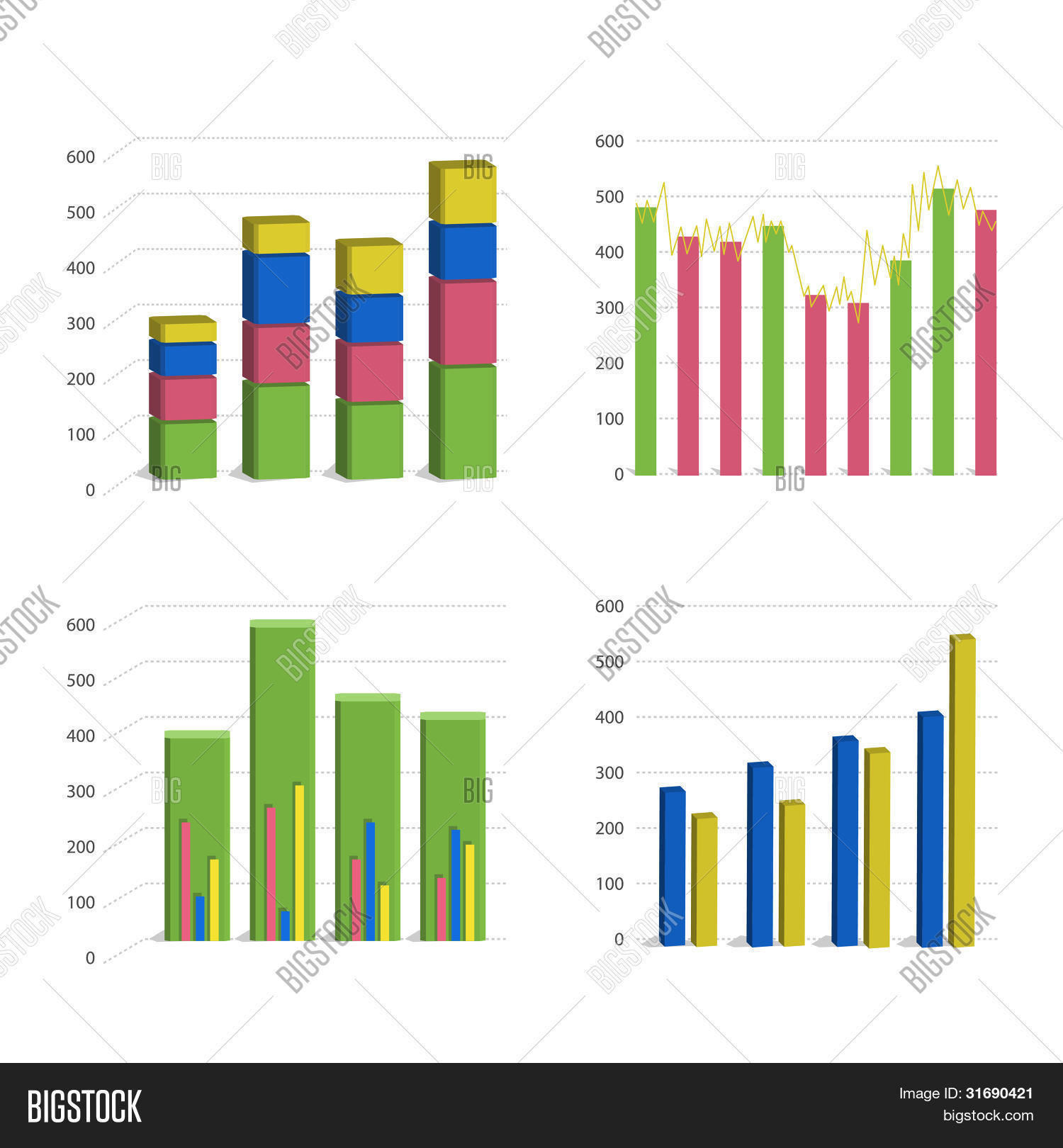 Bar Chart Graph Vector & Photo (Free Trial) | Bigstock