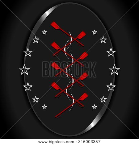Rowing Emblem Logo Vector & Photo (Free Trial) | Bigstock