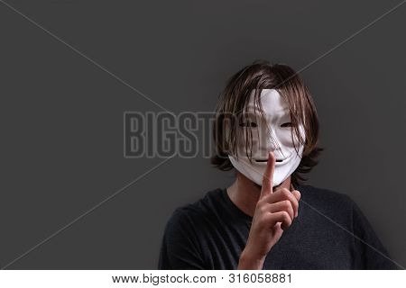 Man Long Hair Hacker Image & Photo (Free Trial) | Bigstock