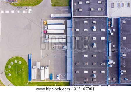 Aerial View Warehouse Image & Photo (Free Trial) | Bigstock