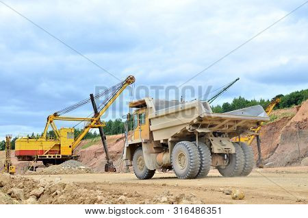Big Mining Truck Amid Image & Photo (Free Trial) | Bigstock