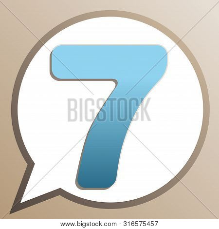 Number 7 Sign Design Vector & Photo (Free Trial) | Bigstock