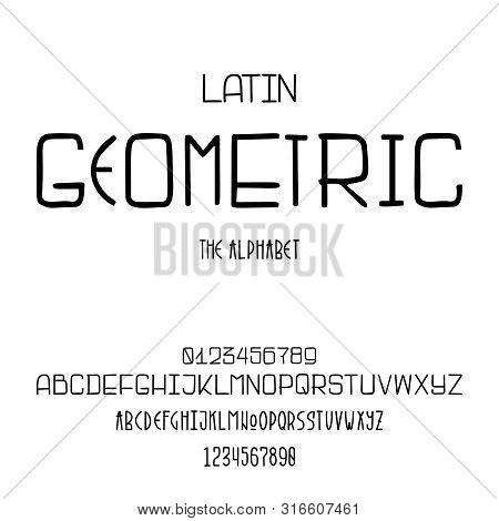 Latin Alphabet Design Vector & Photo (Free Trial) | Bigstock