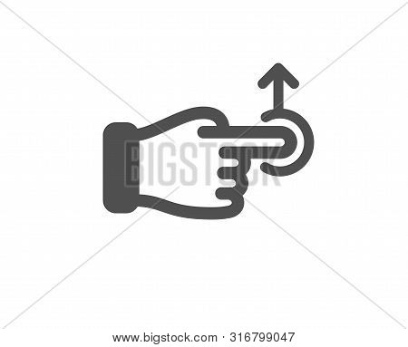 Vector y foto Slide Arrow Sign. (prueba gratis) | Bigstock