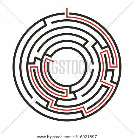 Simple Circular Maze