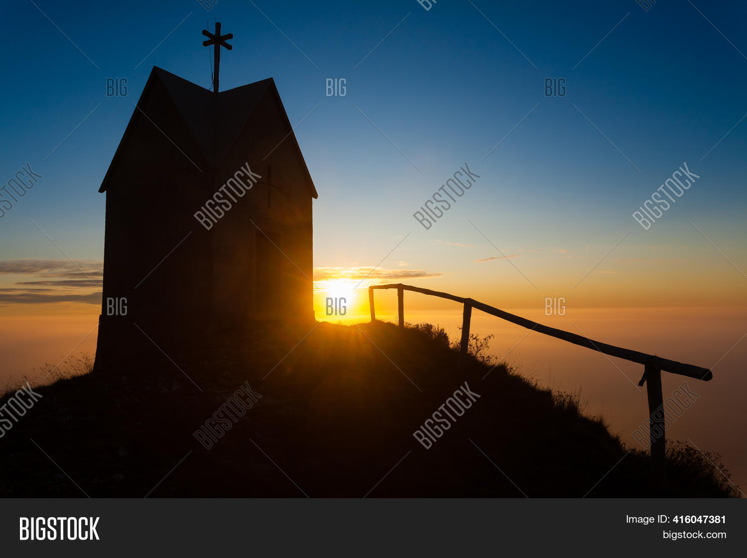 Dawn Little Church, Image & Photo (Free Trial) | Bigstock