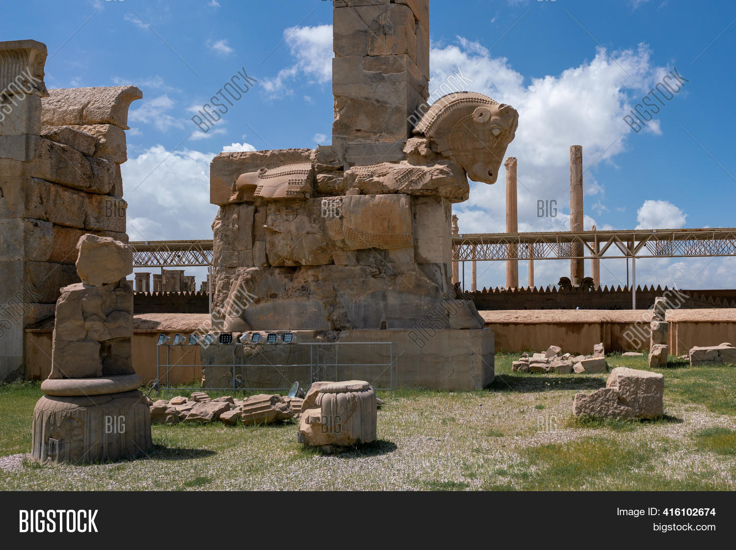 Ruins, Statues Murals Image & Photo (Free Trial) | Bigstock