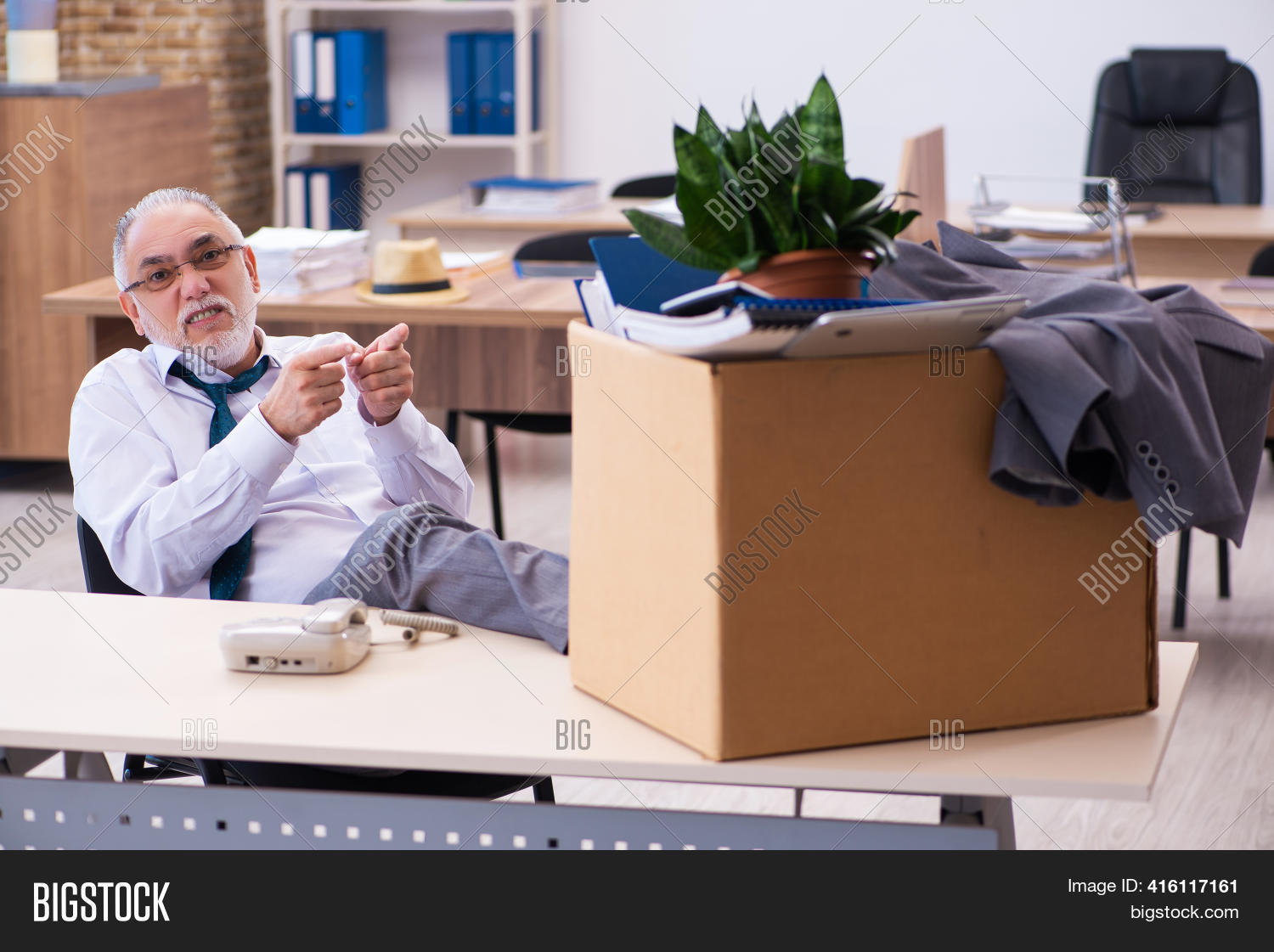 Old Male Employee Image & Photo (Free Trial) | Bigstock