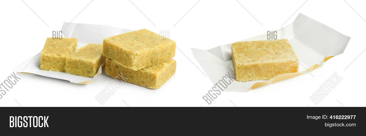 Set Bouillon Cubes On Image & Photo (Free Trial) | Bigstock