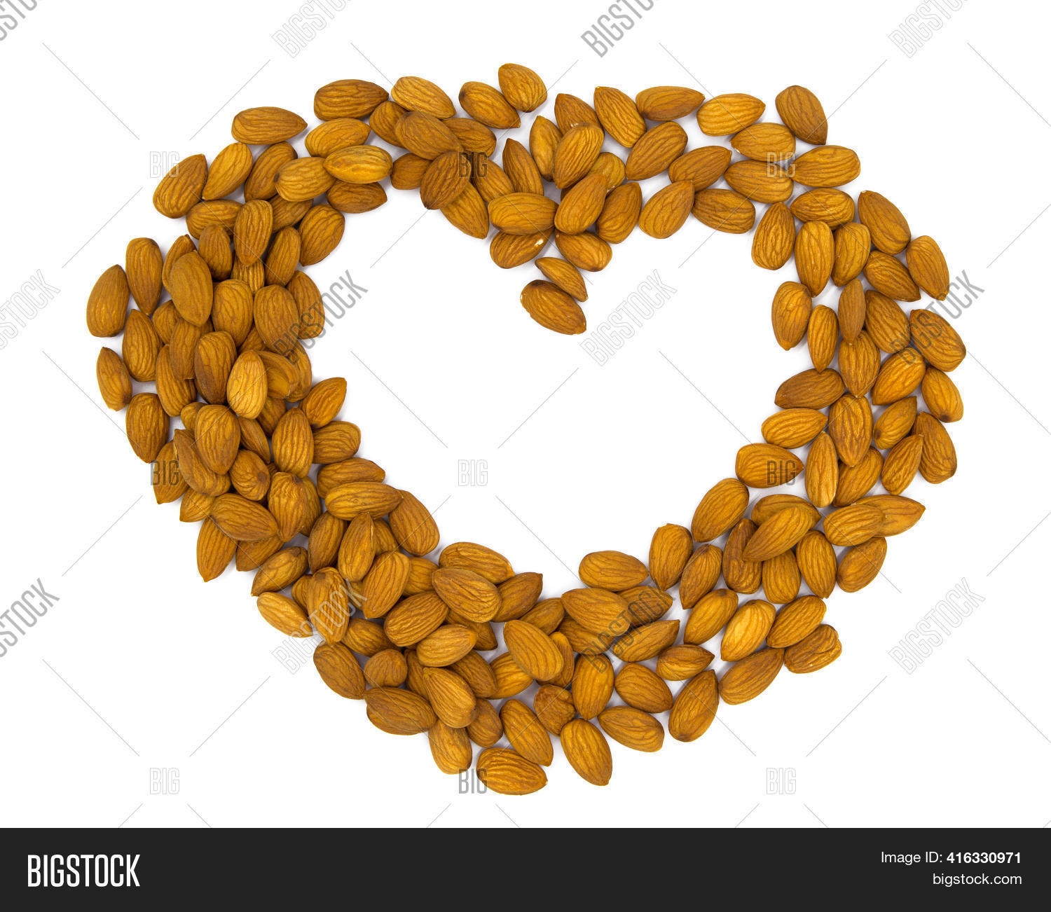Raw Almond Heart. Image & Photo (Free Trial) | Bigstock