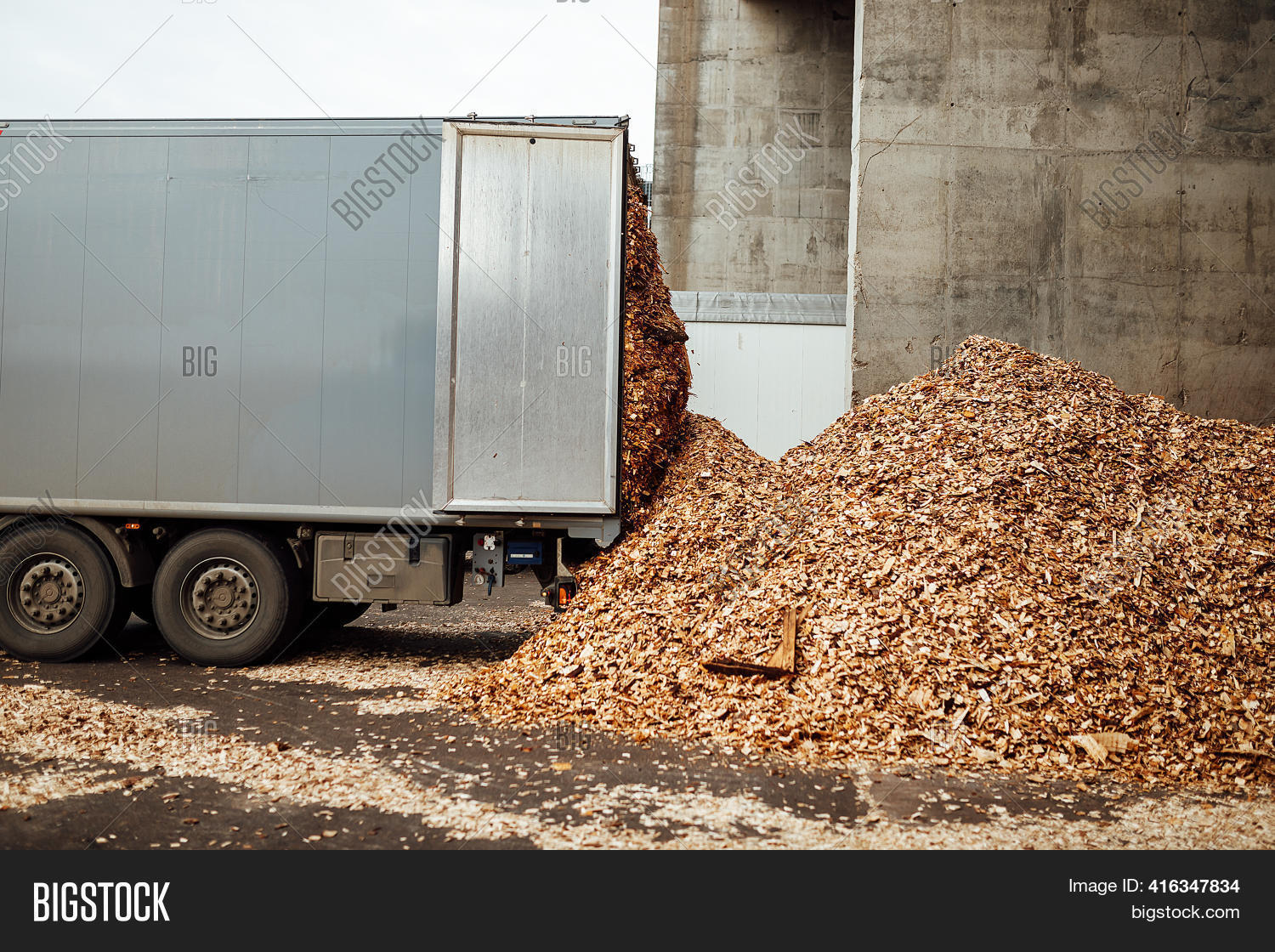Truck Unloads Tons Image & Photo (Free Trial) | Bigstock