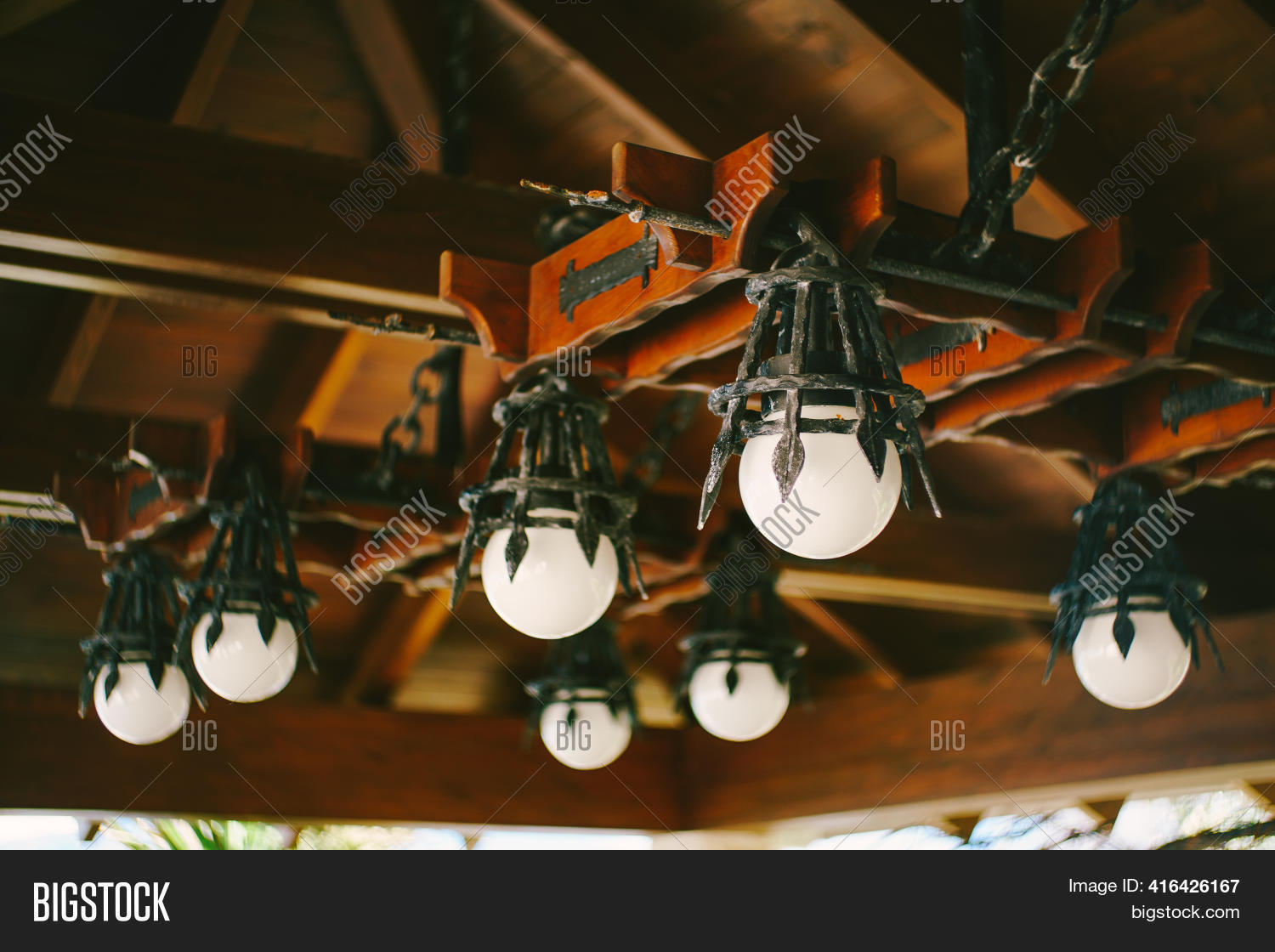 White Spherical Lamps Image & Photo (Free Trial) | Bigstock