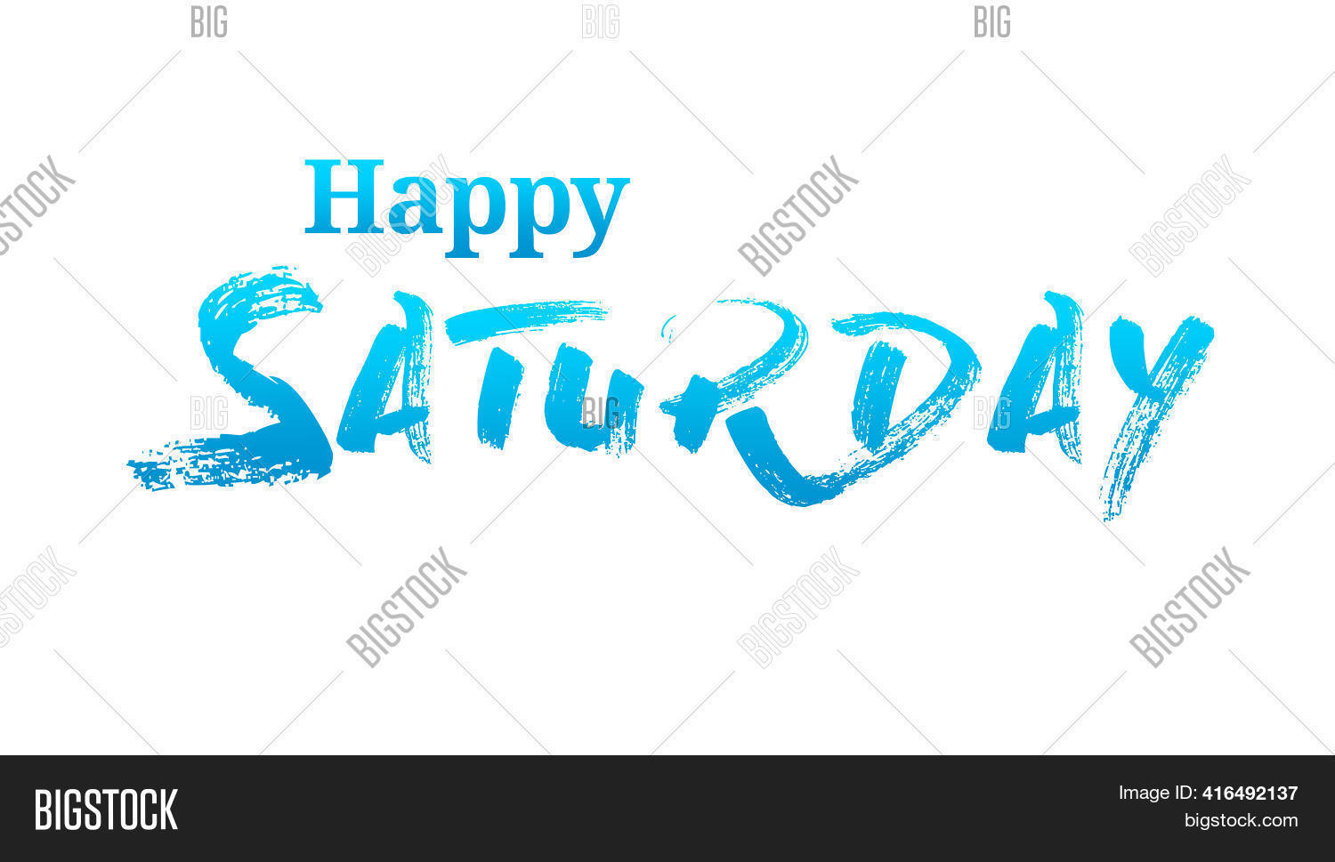 Happy Saturday Blue Image & Photo (Free Trial) | Bigstock