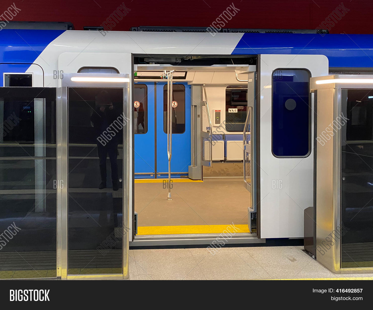 Blue Electric Train Image & Photo (Free Trial) | Bigstock