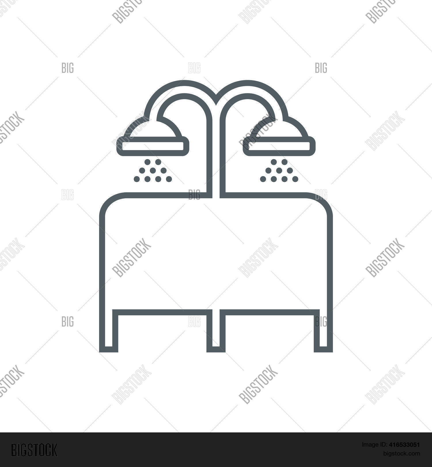 Public Beach Shower Vector & Photo (Free Trial) | Bigstock