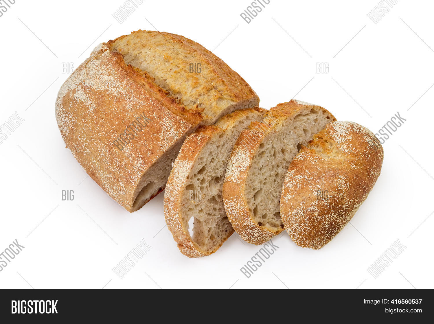 Partly Sliced Oval Image & Photo (Free Trial) | Bigstock