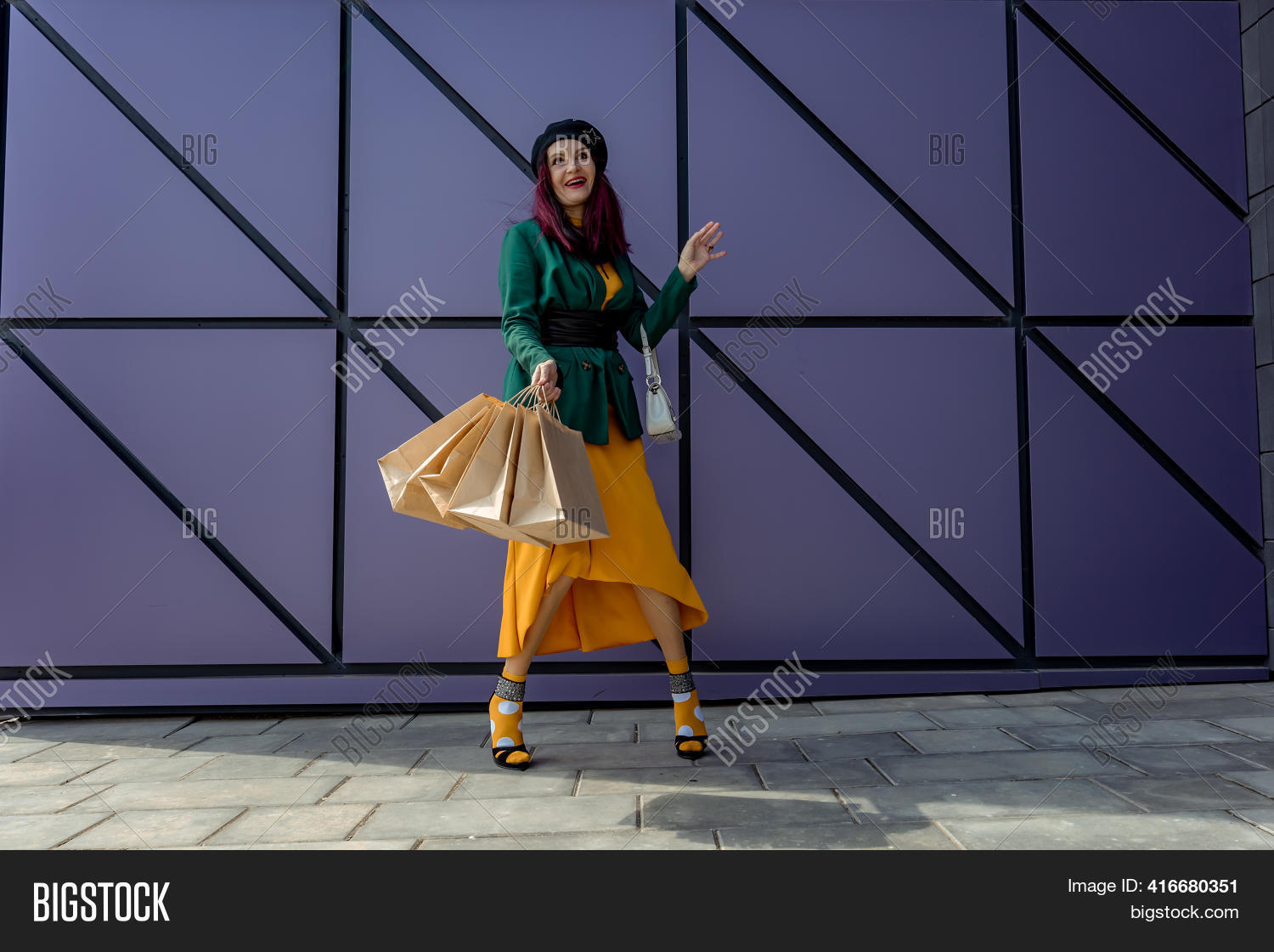 Happy Shopaholic Girl Image & Photo (Free Trial) | Bigstock