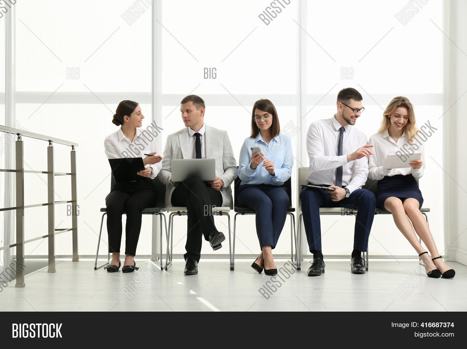 People Waiting Job Image & Photo (Free Trial) | Bigstock
