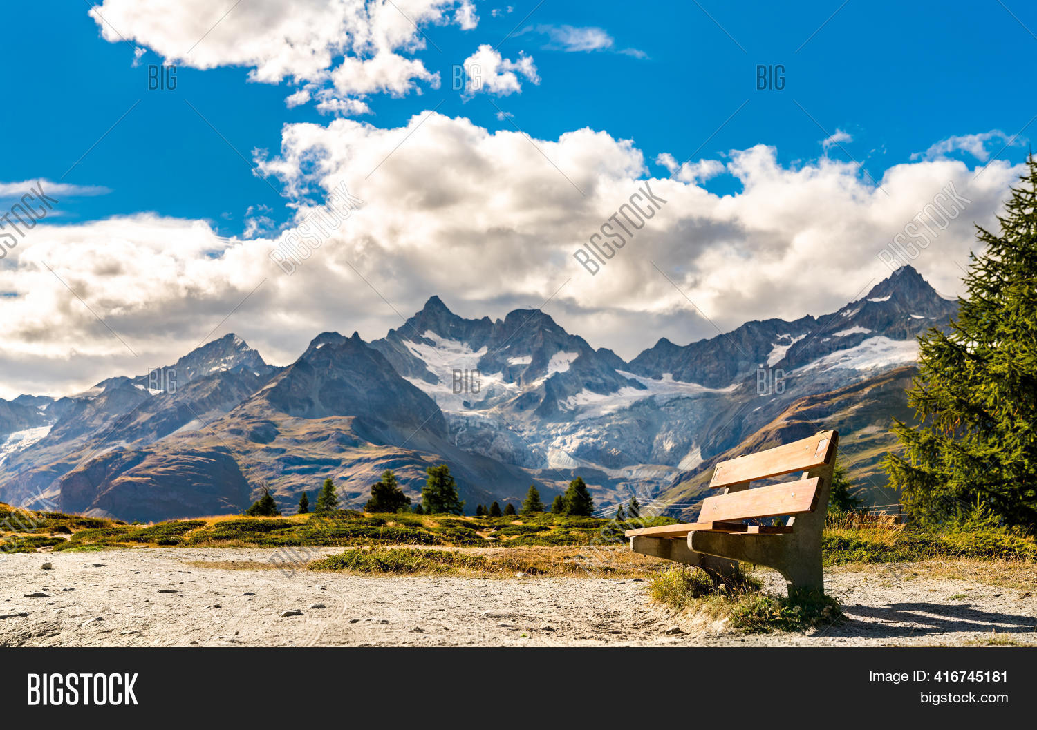 Bench Scenic Trail Image & Photo (Free Trial) | Bigstock