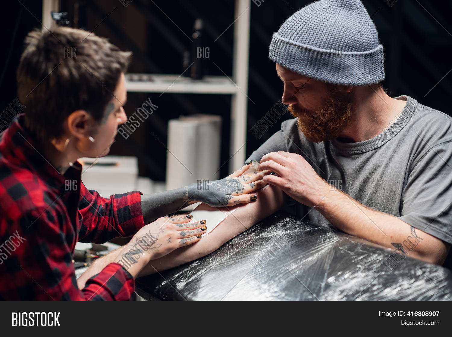 Girl Tattoo Artist Image & Photo (Free Trial) | Bigstock