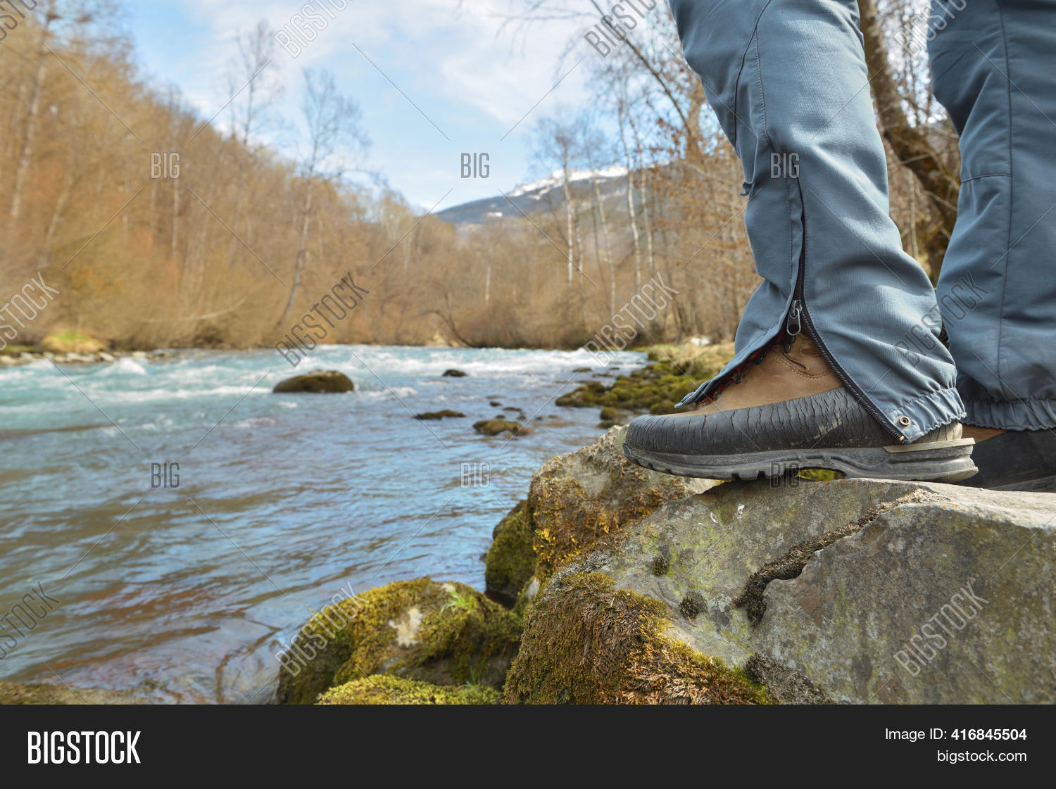 Feet Hiker Wearing Image & Photo (Free Trial) | Bigstock