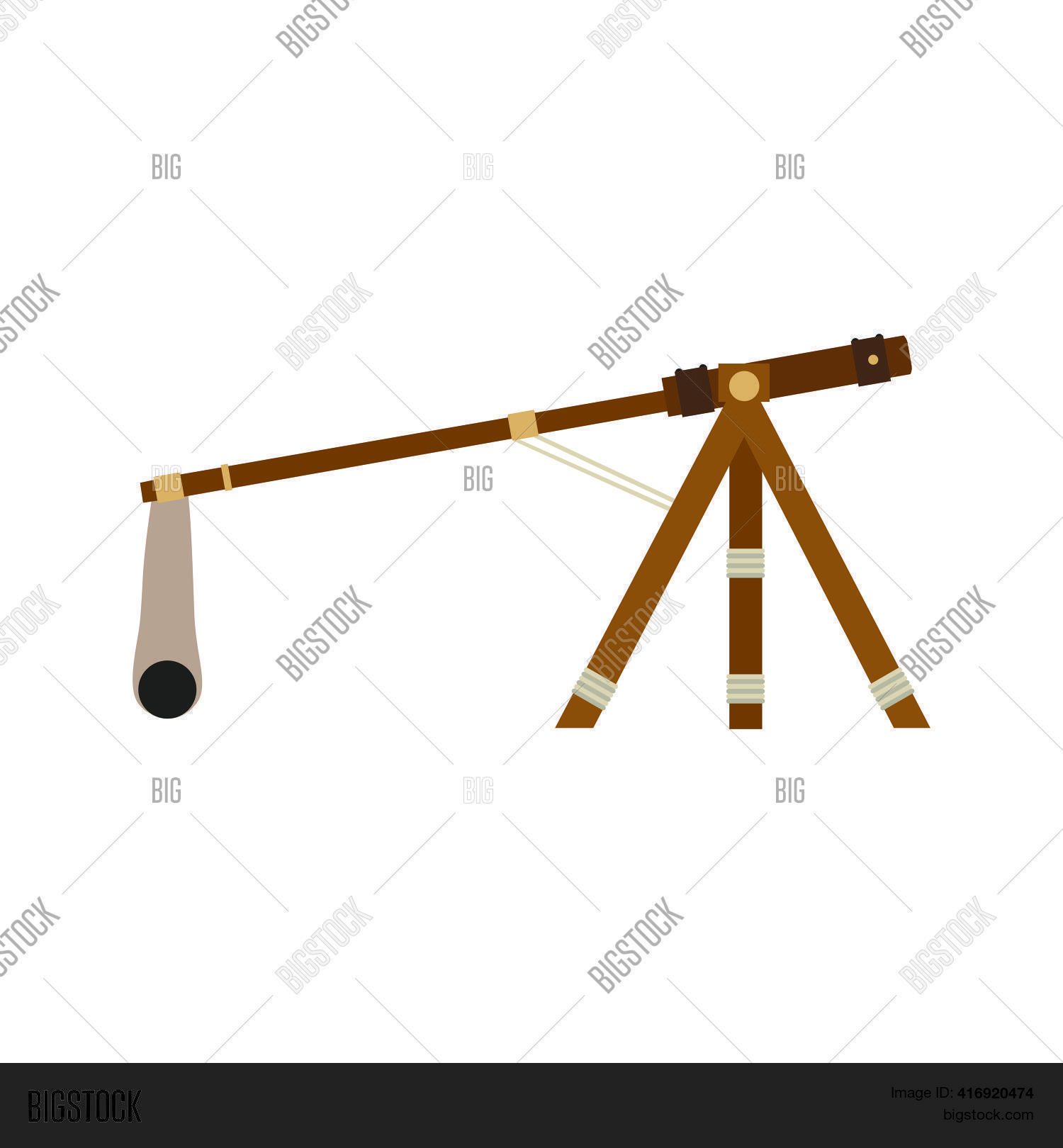 War Catapult Weapon Vector & Photo (Free Trial) | Bigstock