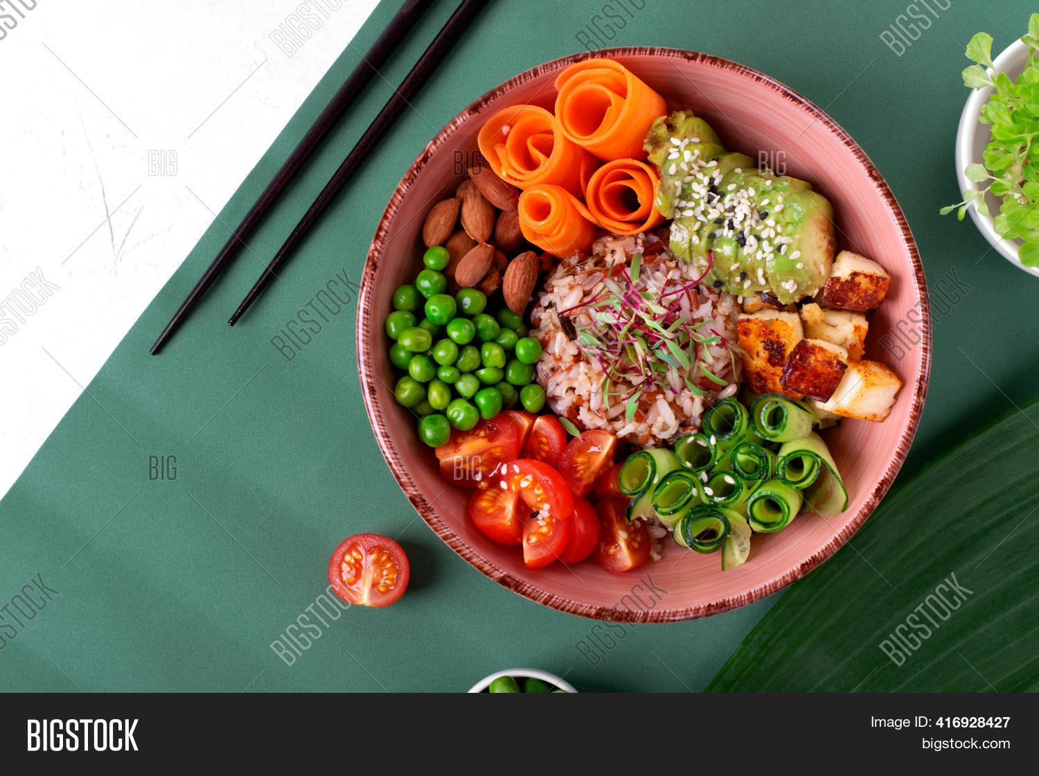 Poke Bowl Fried Tofu, Image & Photo (Free Trial) | Bigstock