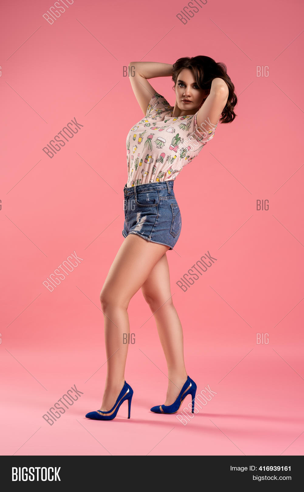 Fashion Model Denim Image & Photo (Free Trial) | Bigstock