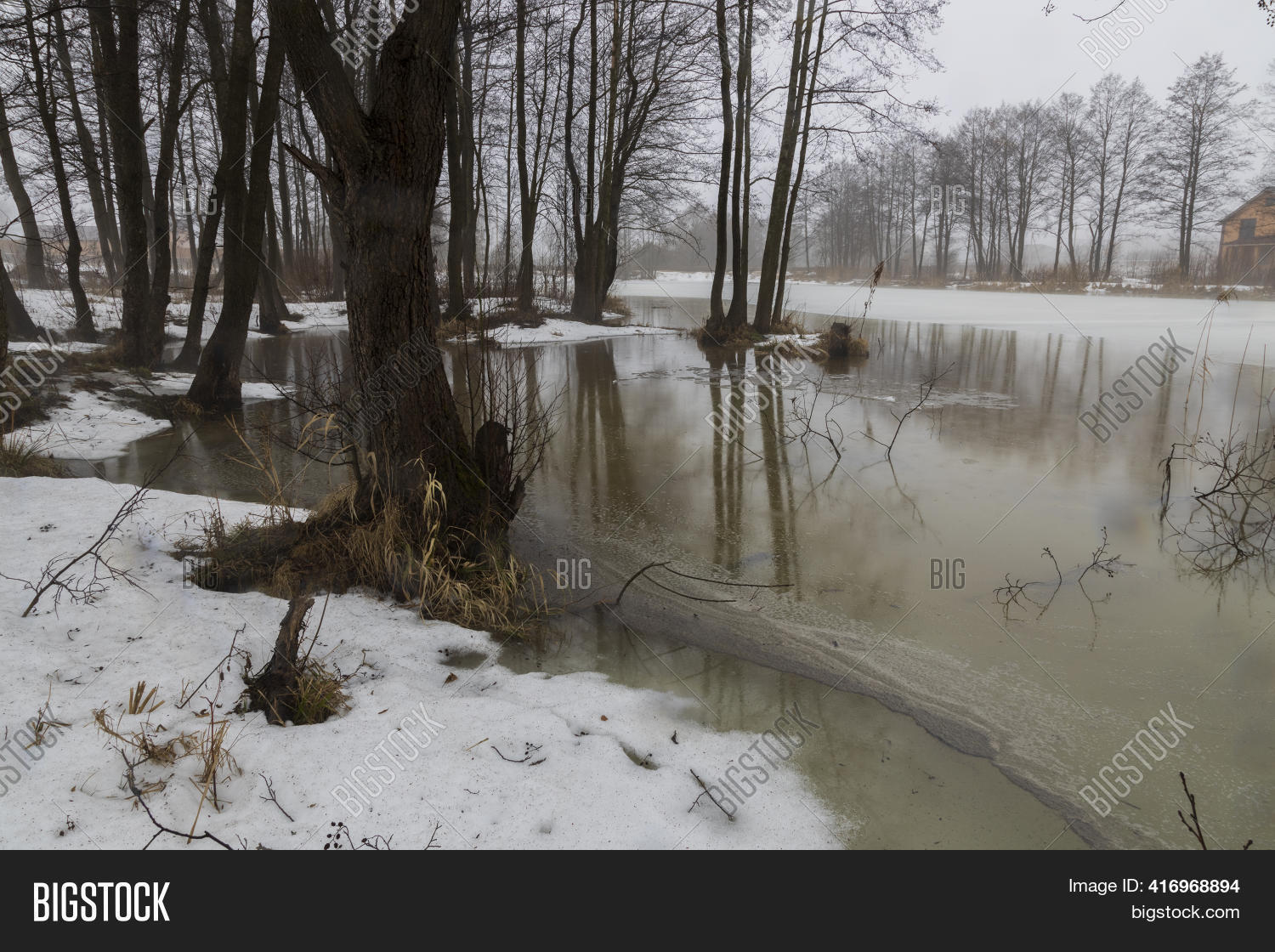 Fog Over Water. Cloudy Image & Photo (Free Trial) | Bigstock