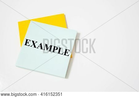Example Text Written Image & Photo (Free Trial) | Bigstock