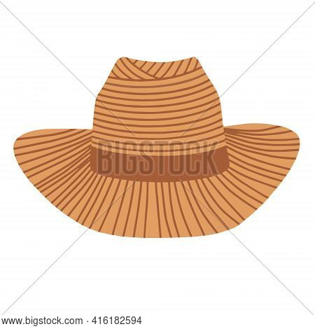 Straw Wicker Hat Brim Vector & Photo (Free Trial) | Bigstock