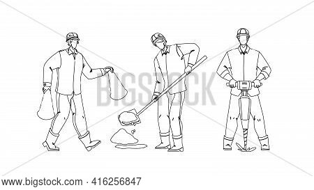 Road Worker Repairing Vector & Photo (Free Trial) | Bigstock