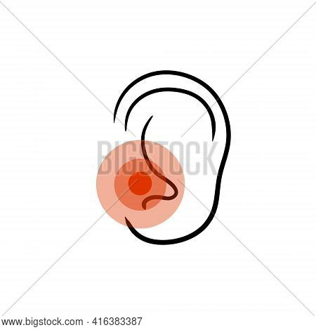 Bad Ear. Pain Ache. Vector & Photo (Free Trial) | Bigstock
