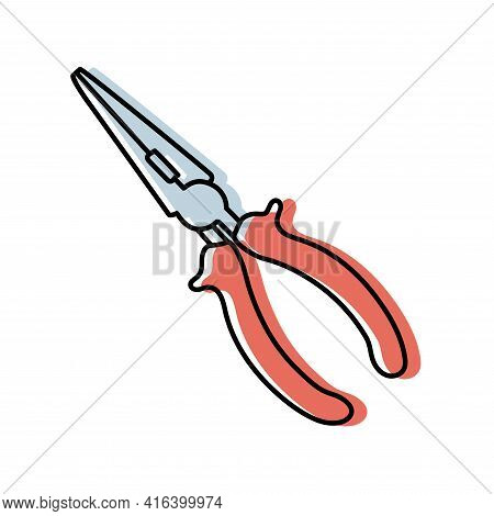 Plier Sketch. Vector & Photo (Free Trial) | Bigstock