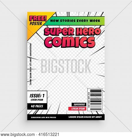 Super Comics Cover Vector & Photo (Free Trial) | Bigstock