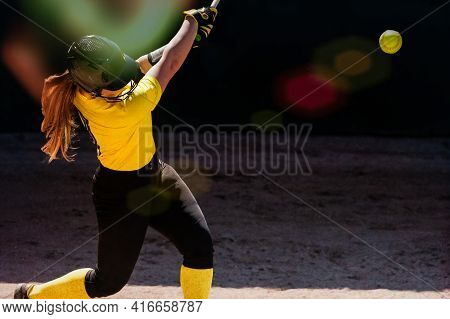 Female Baseball Player Image & Photo (Free Trial) | Bigstock