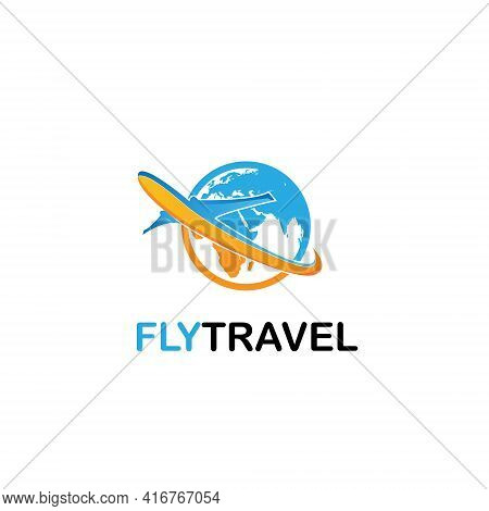 Travel World Logo Vector & Photo (Free Trial) | Bigstock