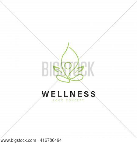 Wellness Logo Design Vector & Photo (Free Trial) | Bigstock