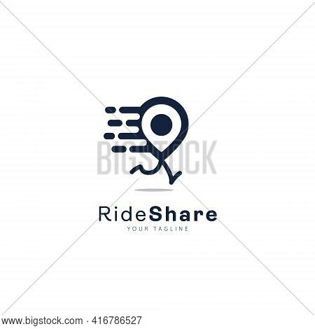 Ride Share Logo Vector & Photo (Free Trial) | Bigstock
