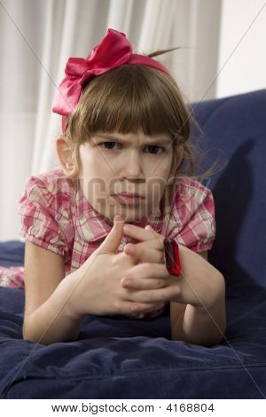 Angry Little Girl Image & Photo (Free Trial) | Bigstock