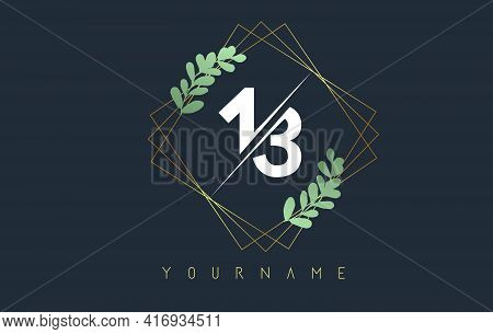 Number 13 1 3 Logo Vector & Photo (Free Trial) | Bigstock